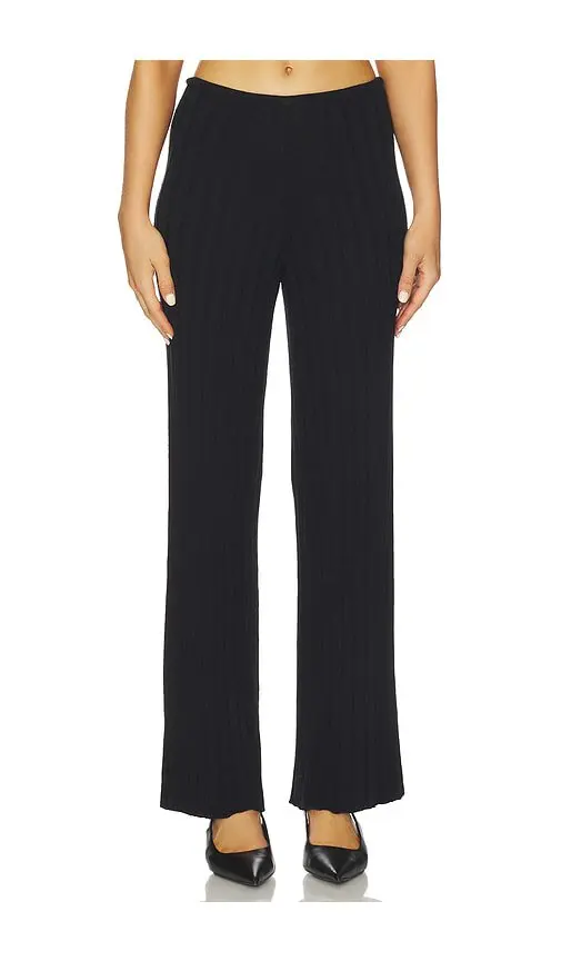 SNDYS. Ribbed Wide Leg