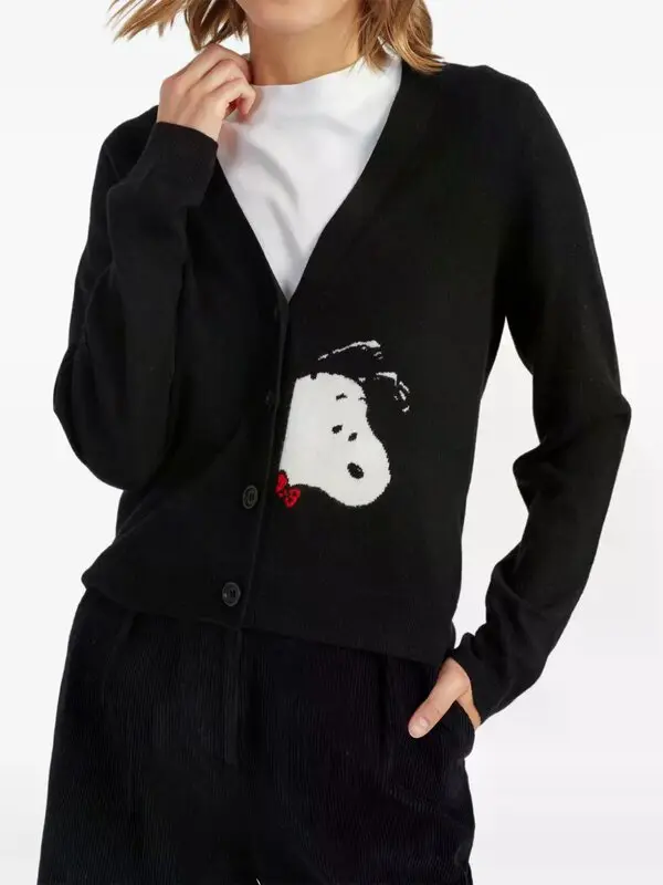 Chinti & Parker Snoopy Peekabow Cardigan