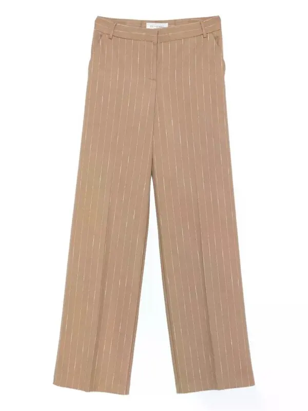 ERMANNO FIRENZE Pinstripe Straight-leg Trousers