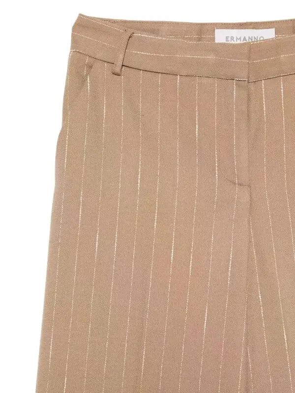 ERMANNO FIRENZE Pinstripe Straight-leg Trousers