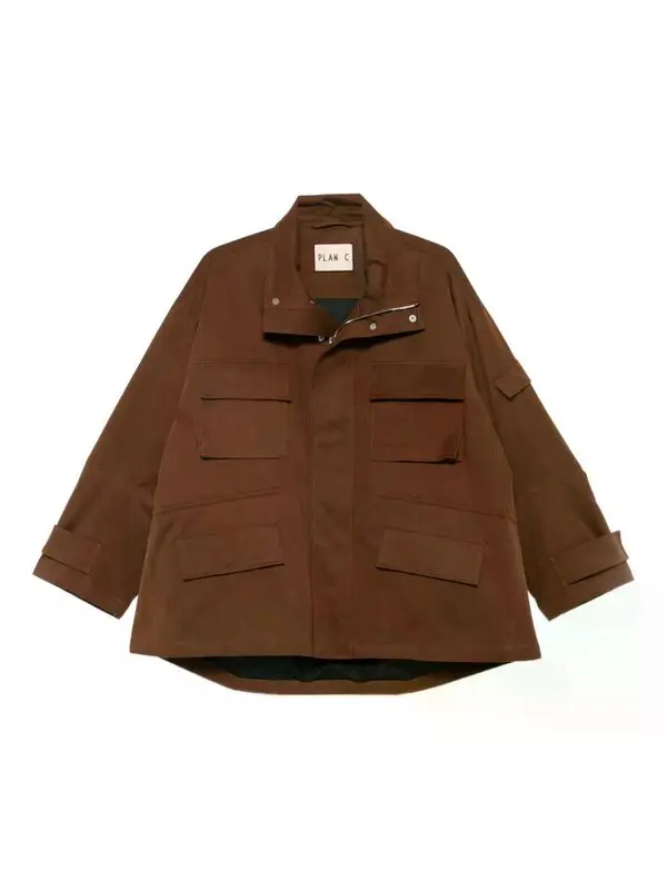 Plan C Delave Twill Military Jacket