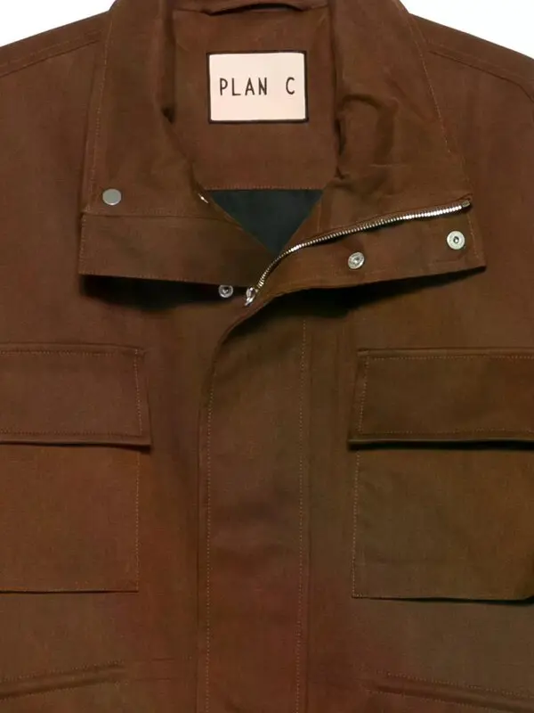 Plan C Delave Twill Military Jacket