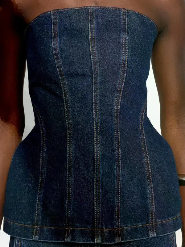 Magda Butrym Denim Corset