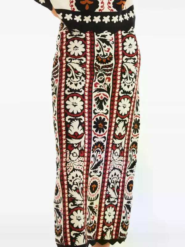 Farm Rio Tapestry Straight Skirt