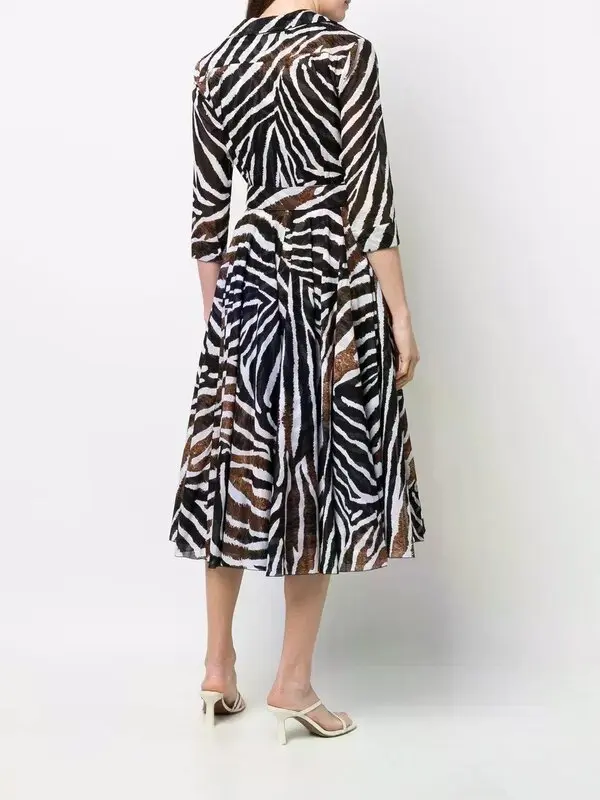 Samantha Sung Aster Sepia Shirt Dress
