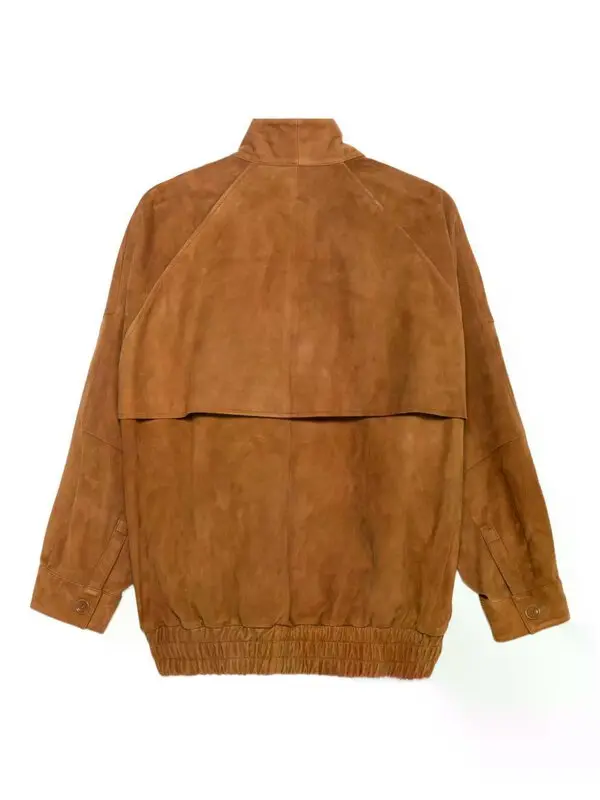 DARKPARK Leather Bomber Jacket
