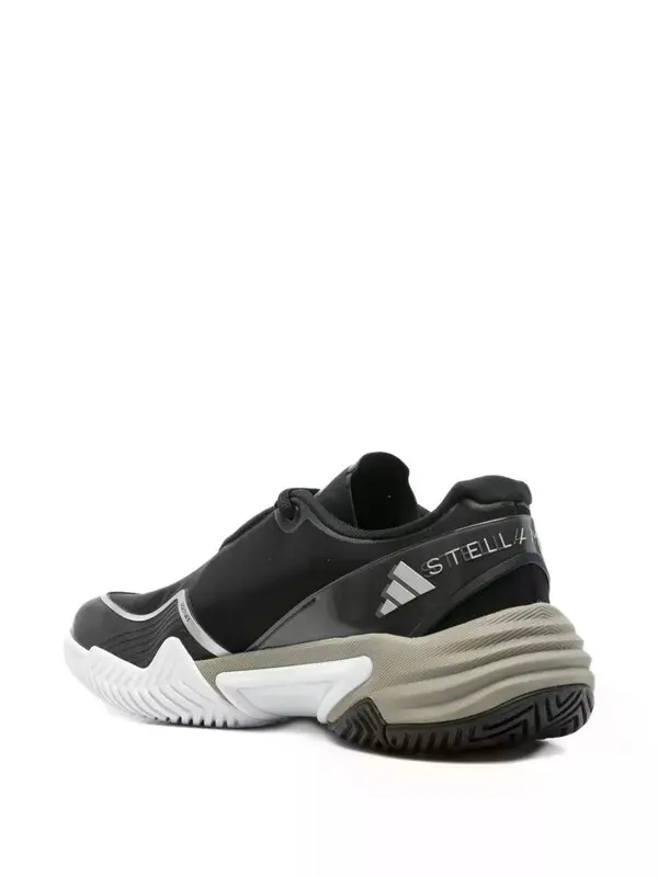 Adidas By Stella McCartney Barricade Leather Sneakers - Black