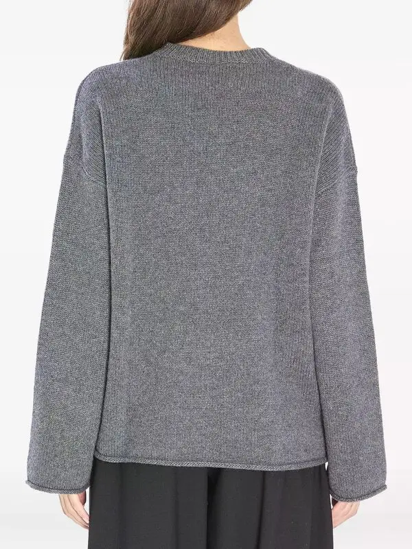 LISA YANG Kristy Ribbed Crew-neck Sweater