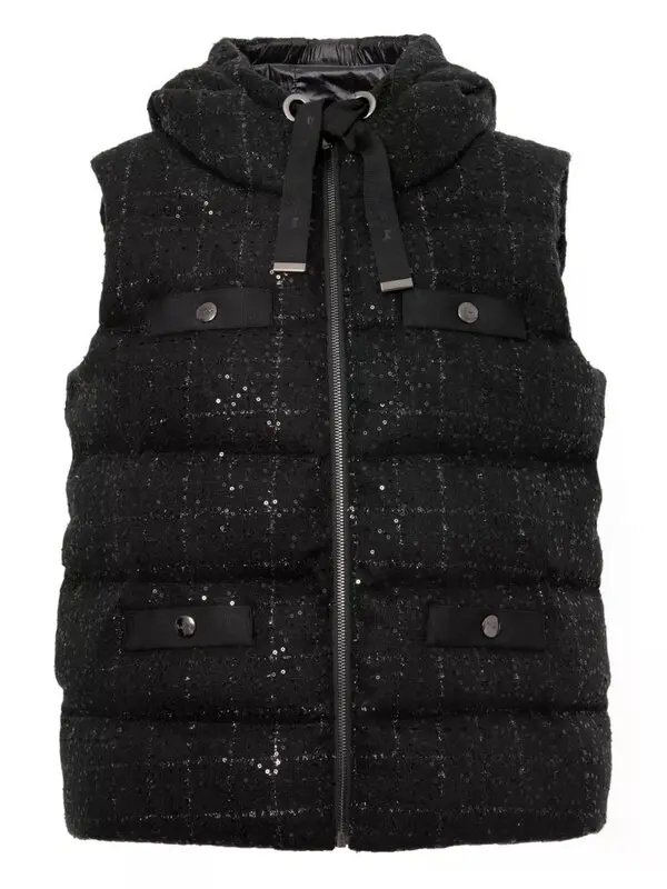 WEILL Tweed Down Gilet