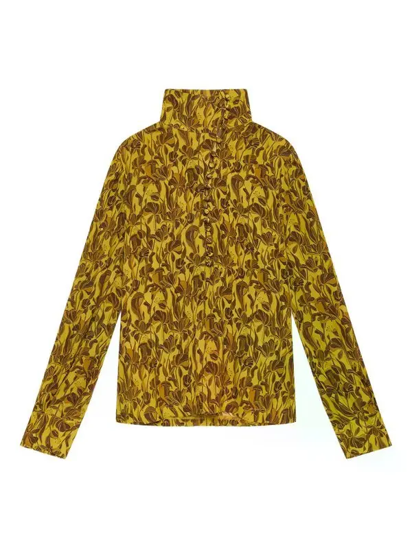 Malìparmi Floral-print High-neck Top