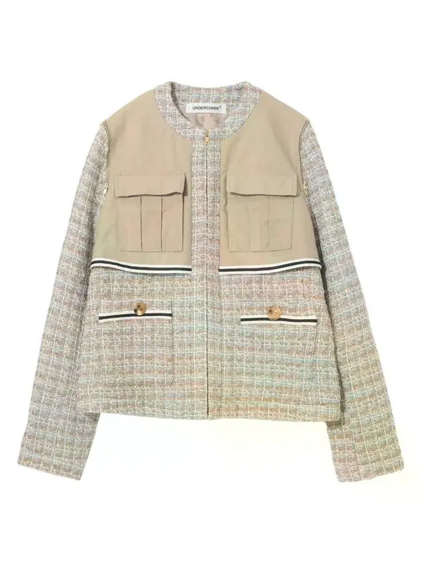 UNDERCOVERISM Tweed Panelled Jacket