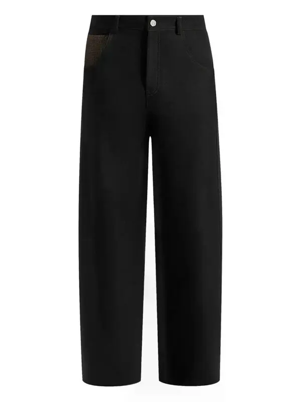 Manière De Voir Lazare Wide-leg Twill Jeans