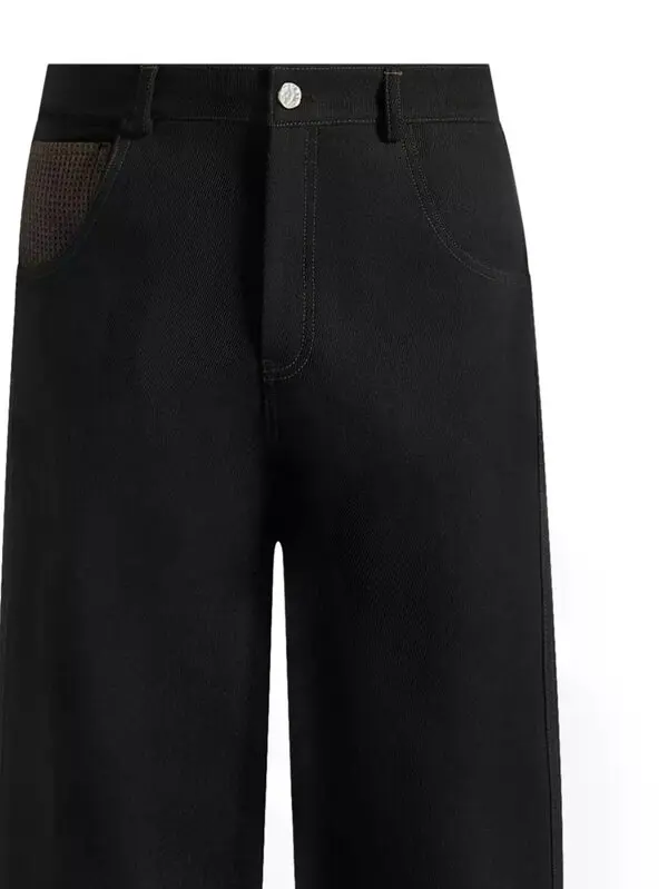 Manière De Voir Lazare Wide-leg Twill Jeans