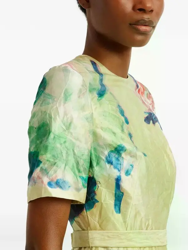 Erdem Floral-print Midi Dress
