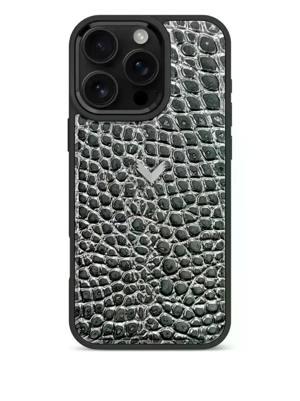 VELANTE Crocodile-embossed Iphone 16 Pro Phone Case