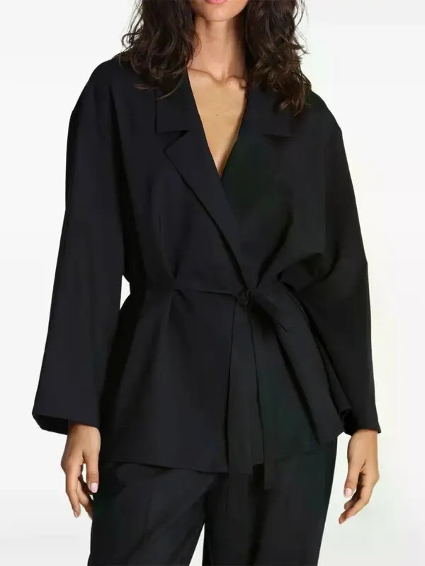 Liviana Conti Wool Wrap Jacket
