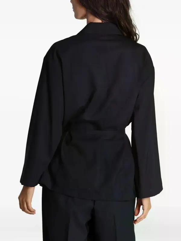 Liviana Conti Wool Wrap Jacket