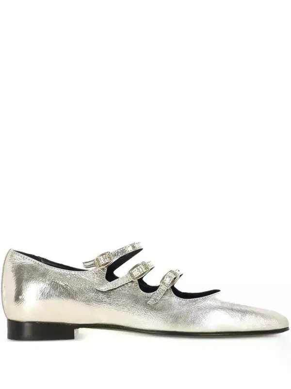 CAREL Buckle-embellished Leather Sandals