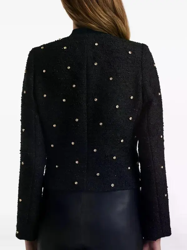 WEILL Tweed Rhinestone Jacket