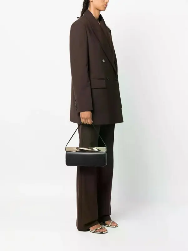 AQUAZZURA Twist Leather Shoulder Bag