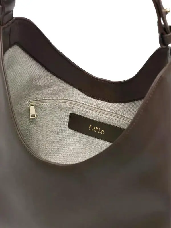 Furla Logo-detail Leather Shoulder Bag
