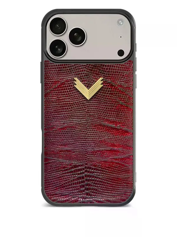 VELANTE Snakeskin Iphone 17 Pro Phone Case - Brown
