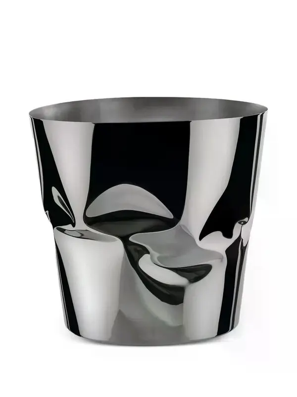 ALESSI Compressioni Steel Wine Cooler - Grey