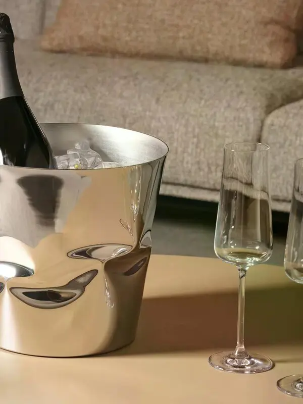 ALESSI Compressioni Steel Wine Cooler