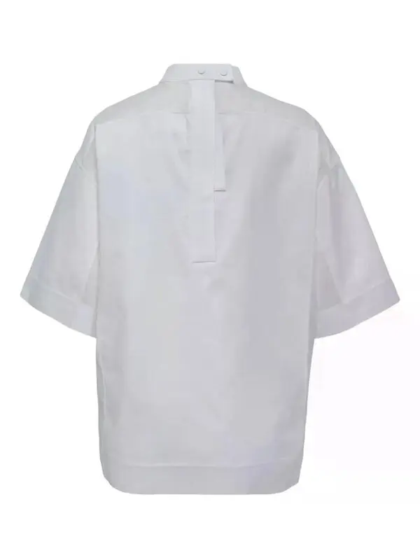 JIL SANDER Organdy Cotton Top