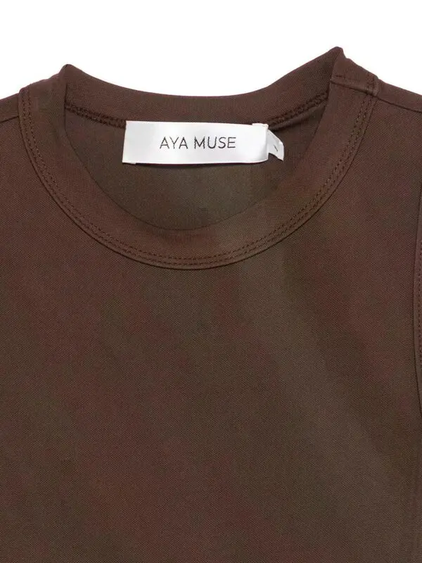 AYA MUSE Sleeveless Tank Top - Brown