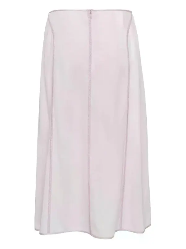JIL SANDER Panelled Crepe A-line Skirt