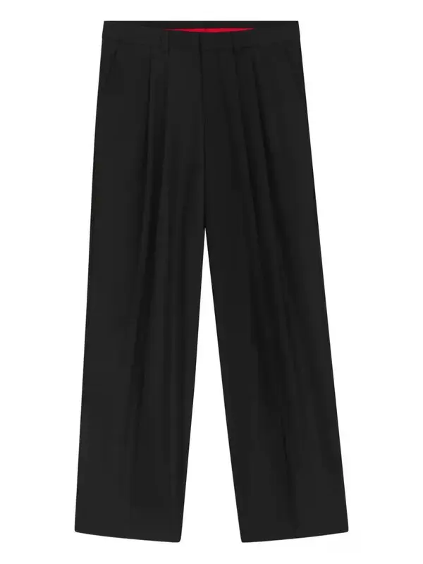 Hugo Pleated Wool Trousers