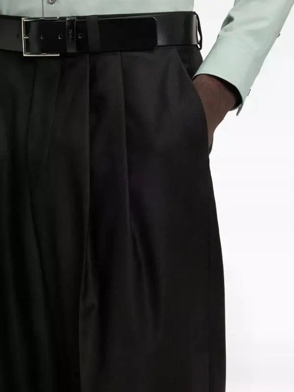 Hugo Pleated Wool Trousers