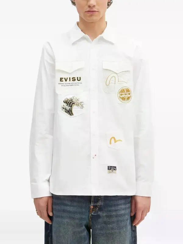 EVISU Pocket-embroidered Shirt
