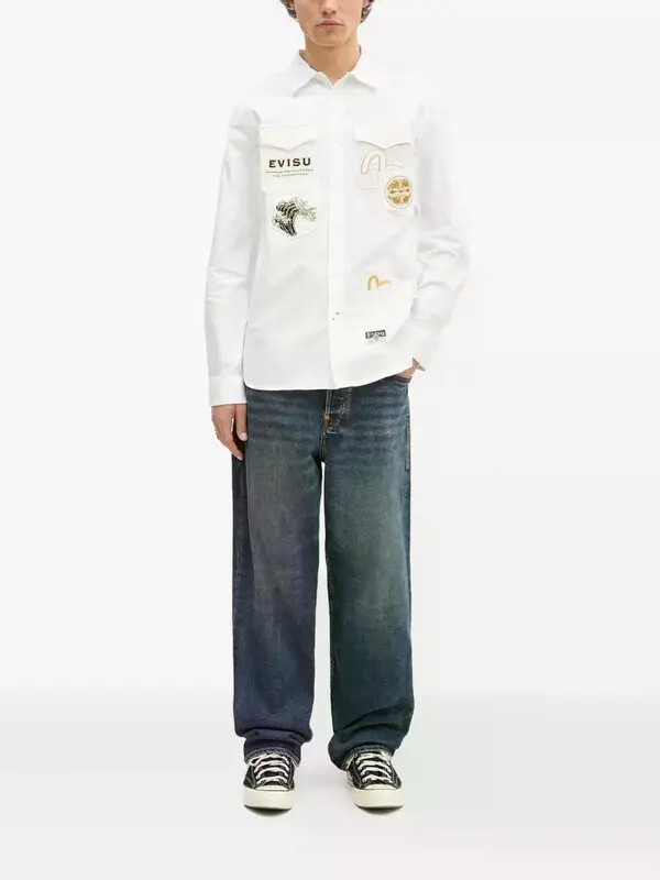 EVISU Pocket-embroidered Shirt