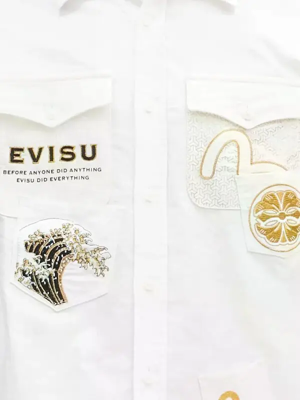 EVISU Pocket-embroidered Shirt
