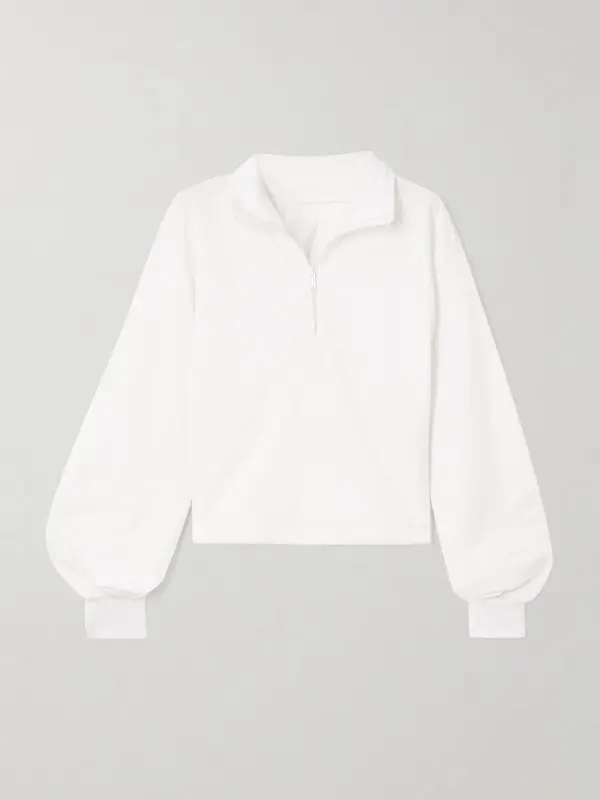 Lululemon Cotton-terry Half-zip Sweatshirt
