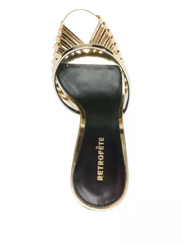 Retrofete 105mm Allistair Metallic Mules