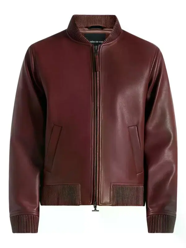 Manière De Voir Maniere De Voir Vegan Leather Bomber Jacket