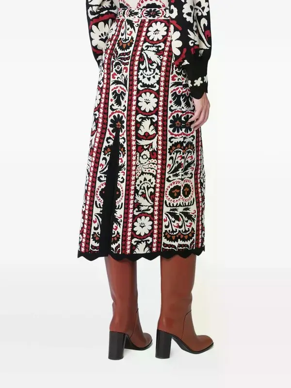 Farm Rio Tapestry Straight Skirt
