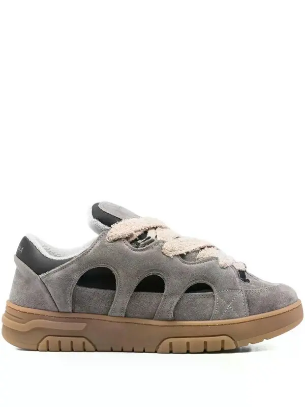 SANTHA Cut-out Sneakers - Grey