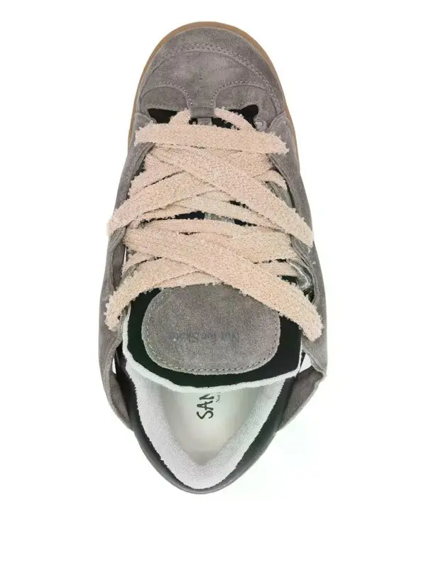 SANTHA Cut-out Sneakers - Grey