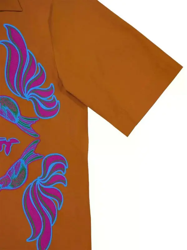 PAULA Embroidered Short-sleeve Shirt