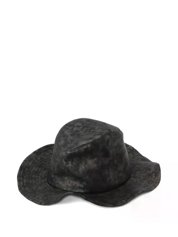 Yohji Yamamoto Ten Gallon Sheep-leather Hat