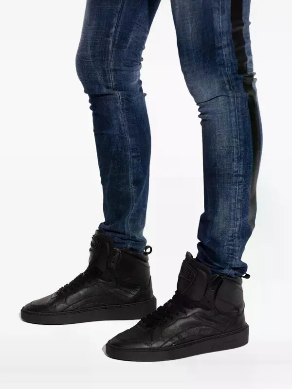 Dsquared2 High-top Leather Sneakers