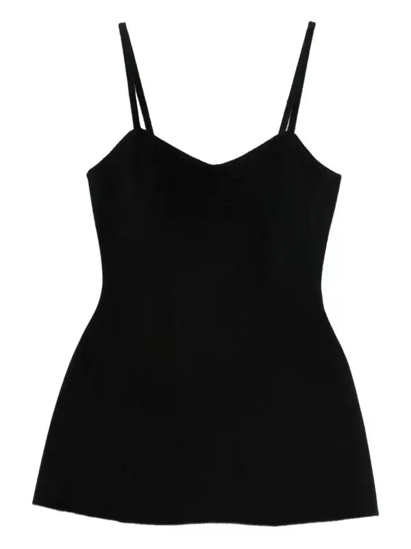 RÓHE Double-face Bustier Top - Black