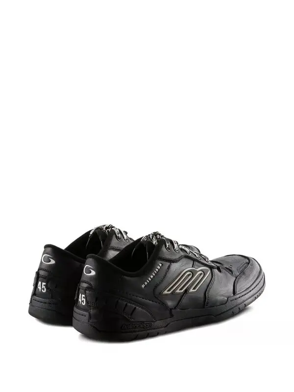 Balenciaga Hamptons Worn-out Sneakers - Black