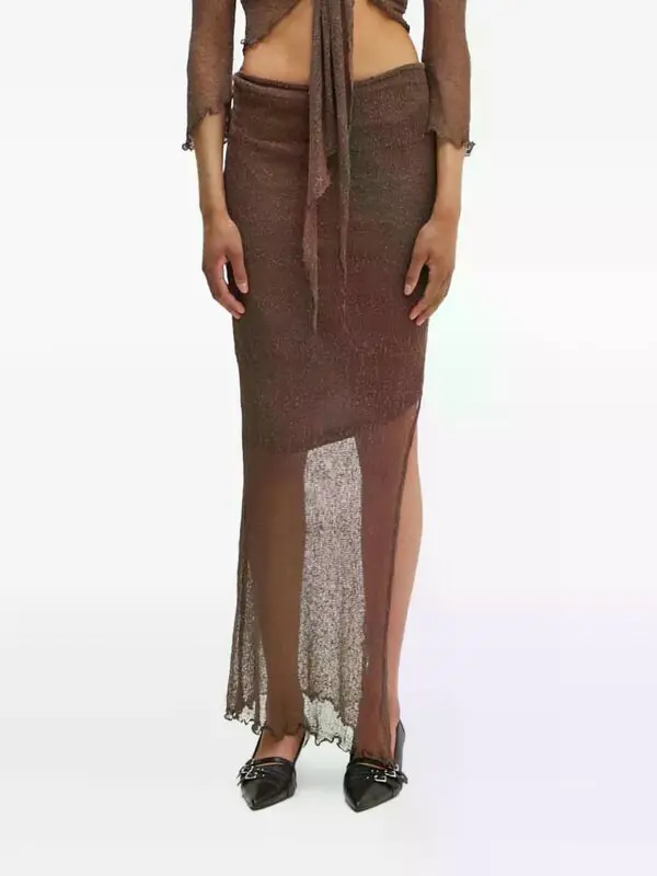 RÉSUMÉ Tie-front Cardigan And Skirt Set