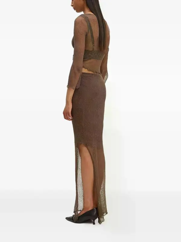 RÉSUMÉ Tie-front Cardigan And Skirt Set