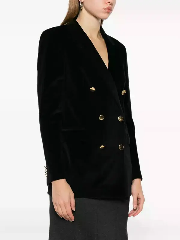 Tagliatore Velvet Double-breasted Blazer